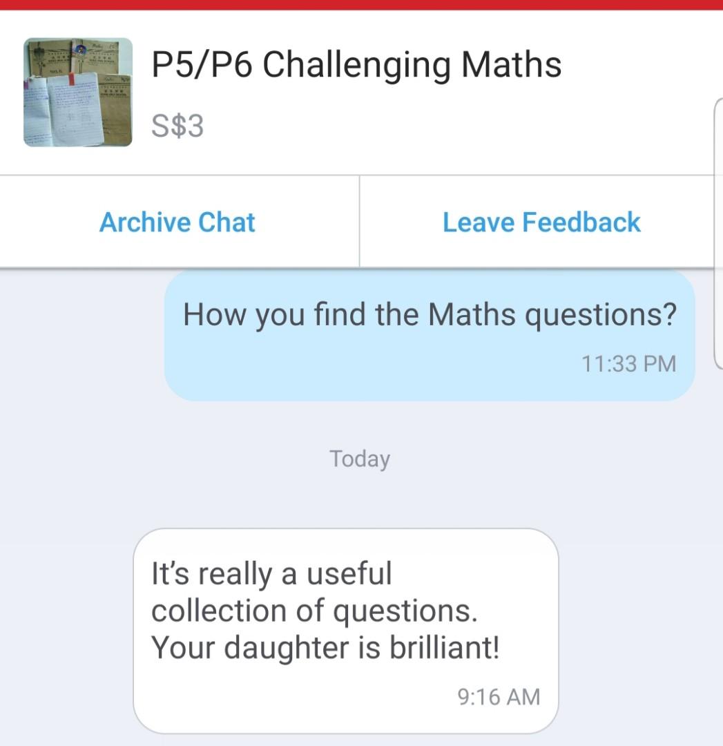 P5/P6 Challenging Maths Questions and Answer, Hobbies & Toys, Books ...
