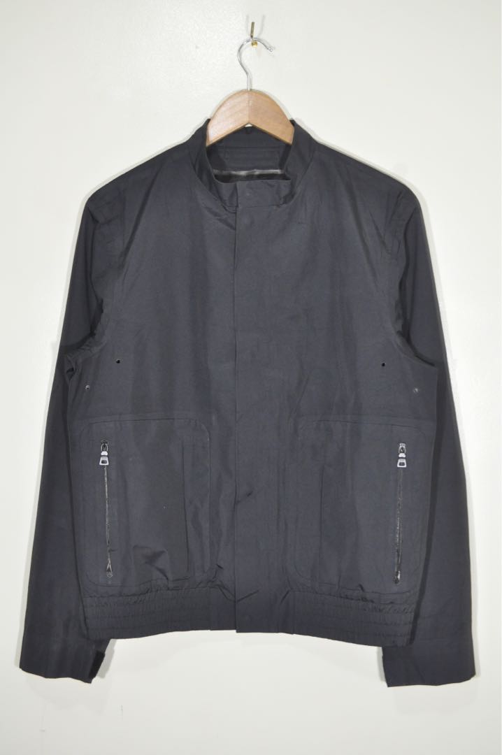 Prada - Linea Rossa - Nylon Cafe Racer Jacket, Men's Fashion, Coats ...