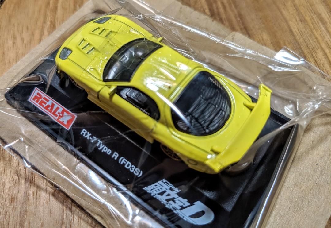 Real-X Initial D 1/72 Scale RX-7 Type R (FD3S), Hobbies & Toys, Toys ...