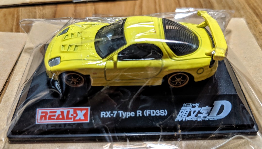 Real-X Initial D 1/72 Scale RX-7 Type R (FD3S), Hobbies & Toys, Toys ...