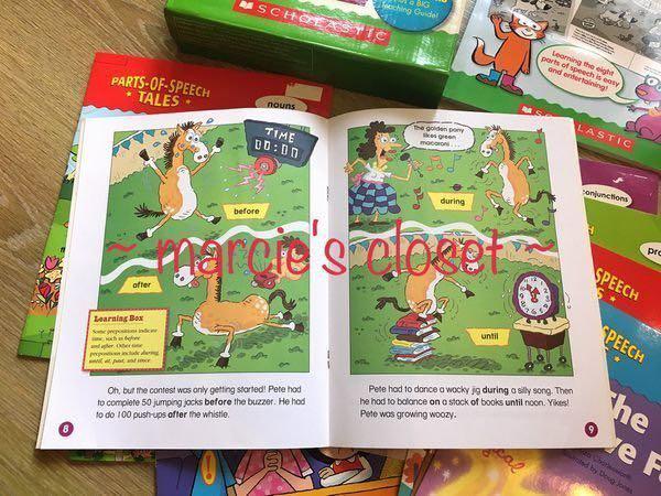 Scholastic Children Book 兒童英文圖書 - Parts of Speech Tales Box Set (8 ...