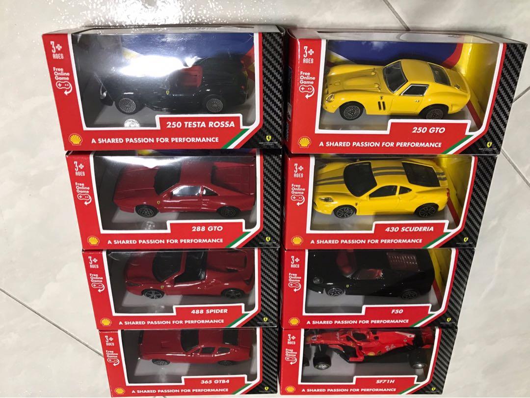 Shell Ferrari Cars!, Hobbies & Toys, Toys & Games on Carousell