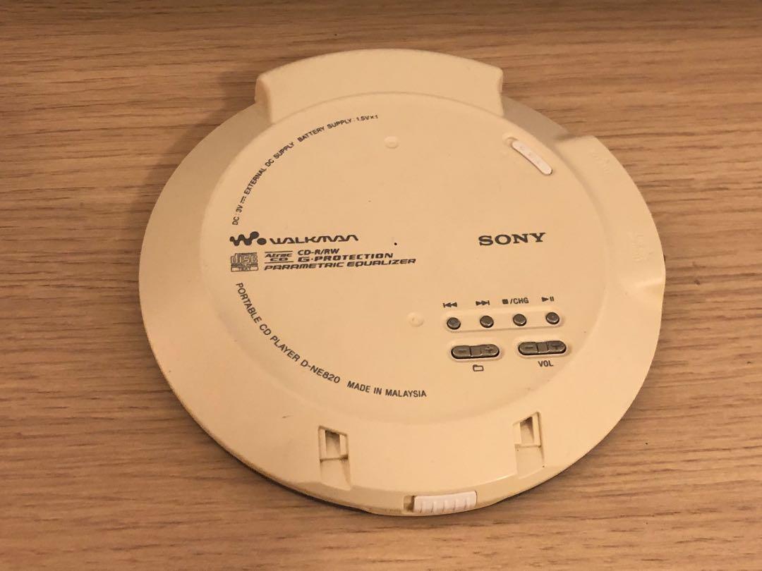 Sony CD Walkman Discman D-NE820, 音響器材, 可攜式音響設備 - Carousell
