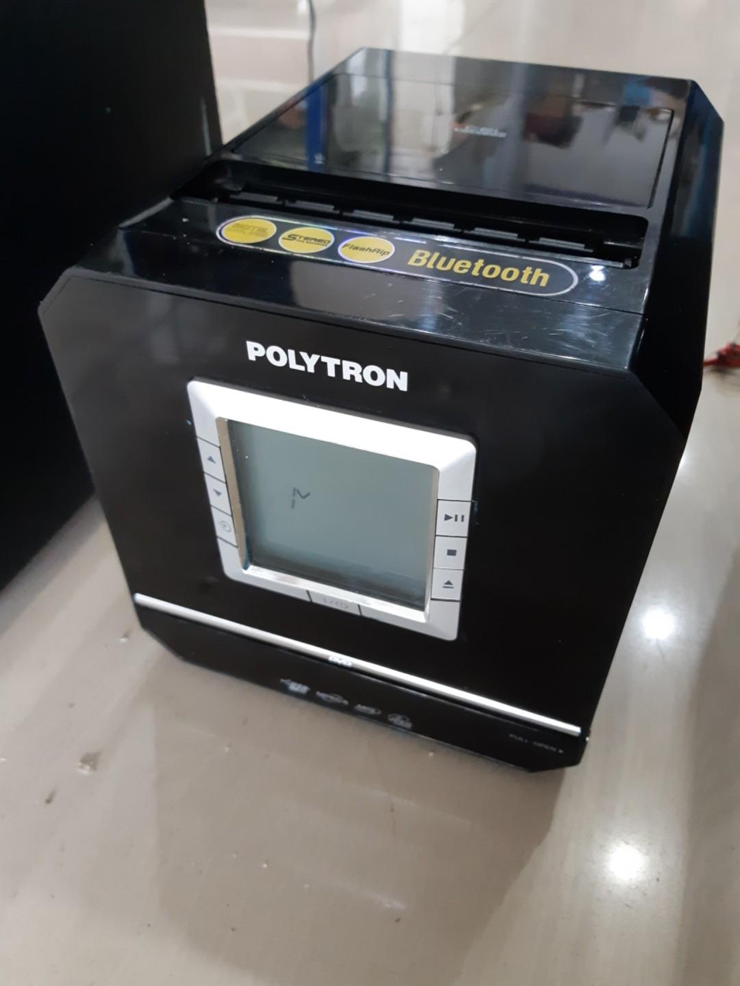 Speaker Mini Hifi Polytron, usb, radio, kaset, bluetooth, Elektronik ...