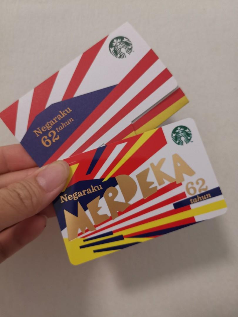 Starbucks 62th merdeka card, Everything Else, Others on Carousell