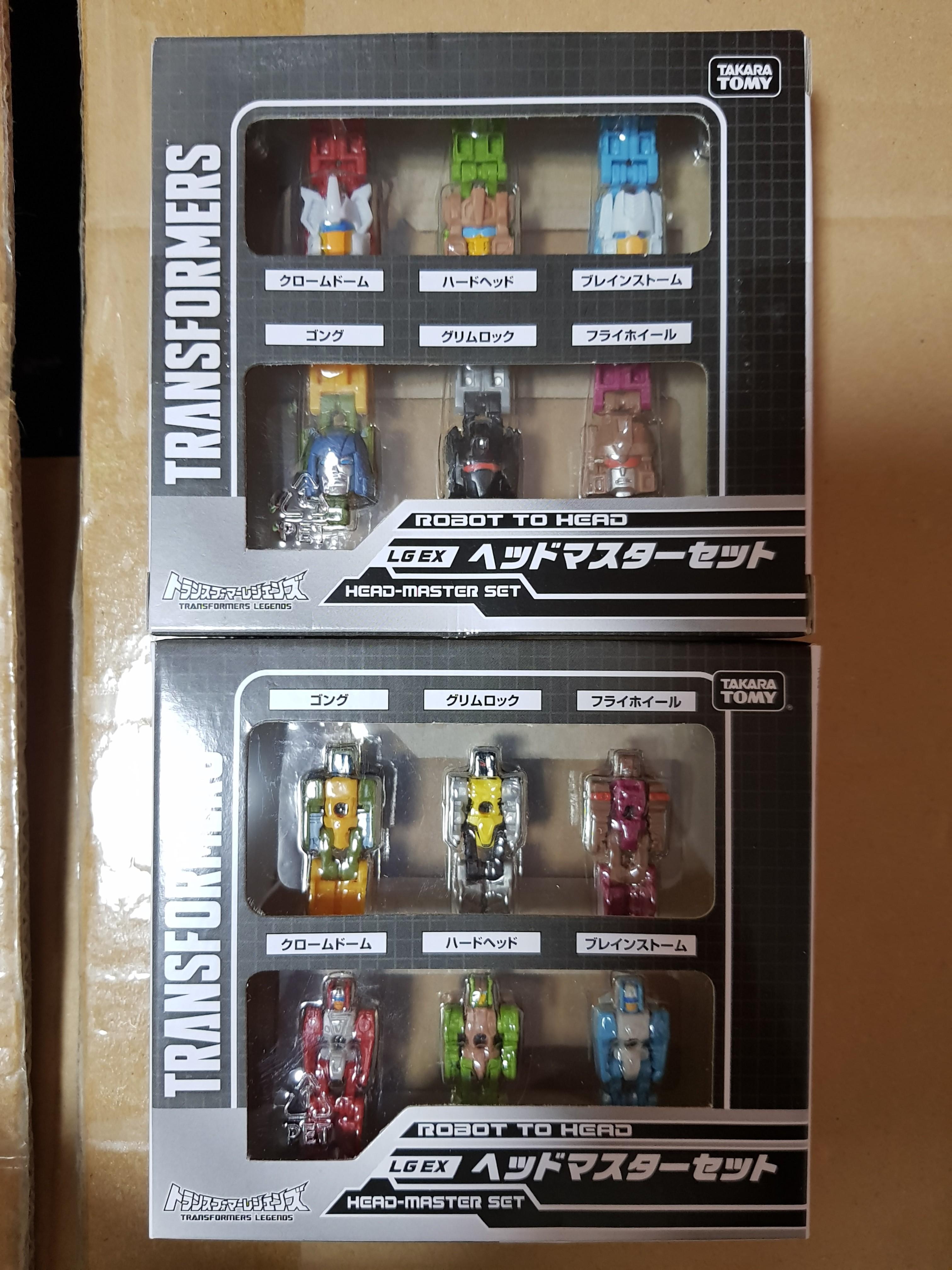 Takaratomy Transformers Legends LG-EX Headmaster set, Hobbies & Toys ...