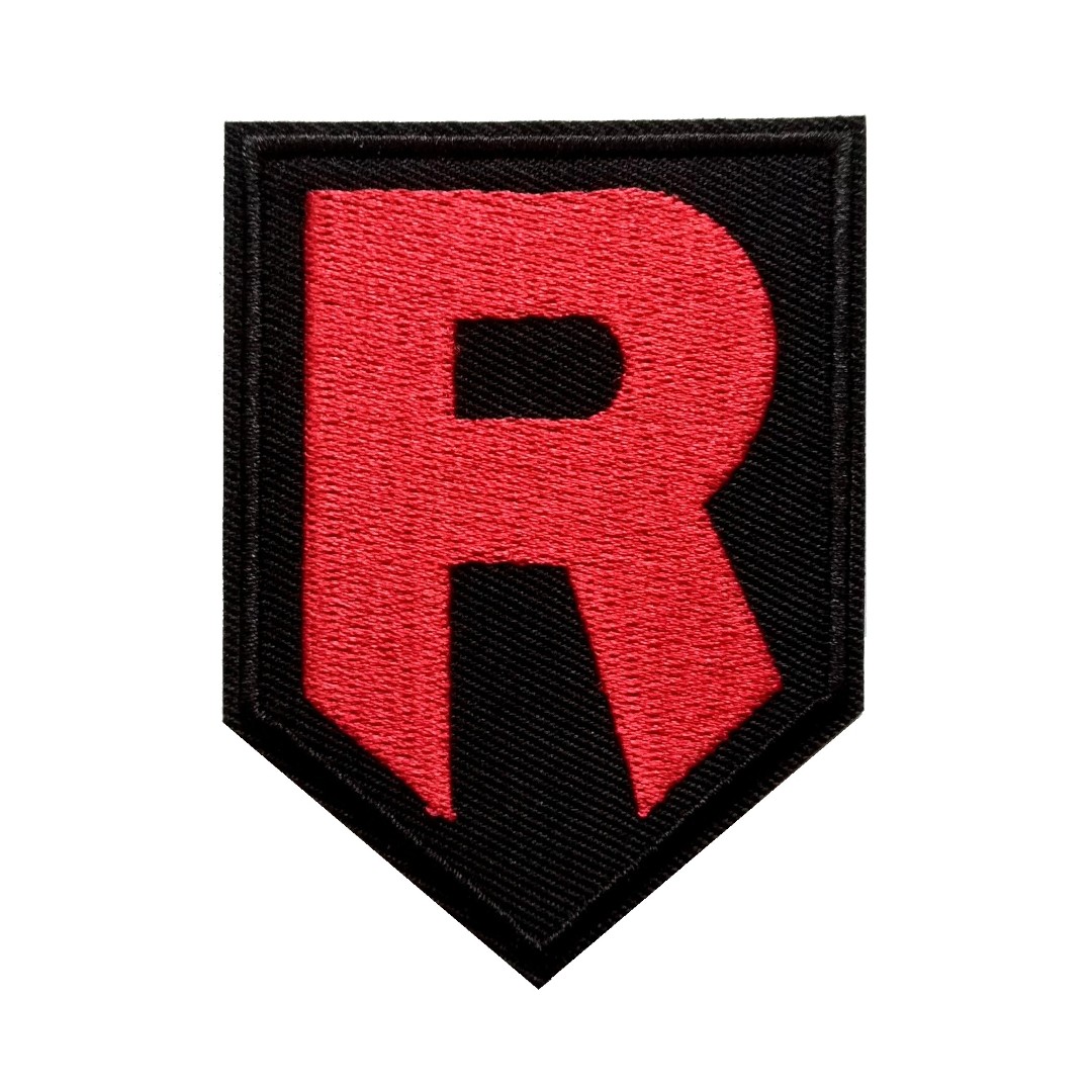 Team Rocket Logo Pokemon Iron On Patch, Design & Craft, Craft Supplies ...