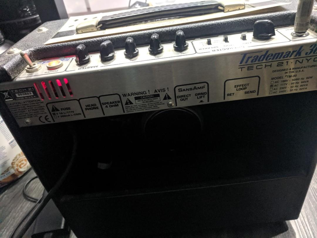 Tech 21 Trademark 30 Guitar Amp, Hobbies & Toys, Music & Media, Musical ...