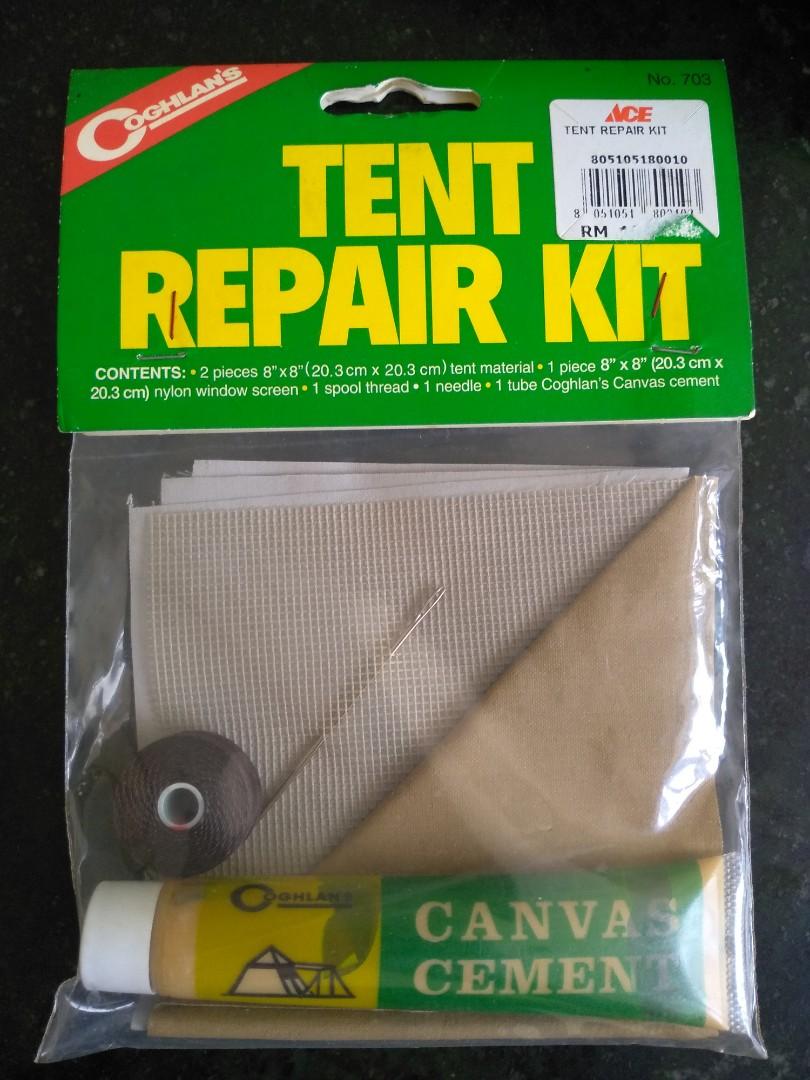 Tent repair kit, Sports Equipment, Sports & Games, Water Sports on ...