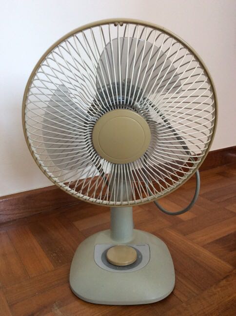 Vintage Sanyo table fan, Furniture & Home Living, Lighting & Fans, Fans ...