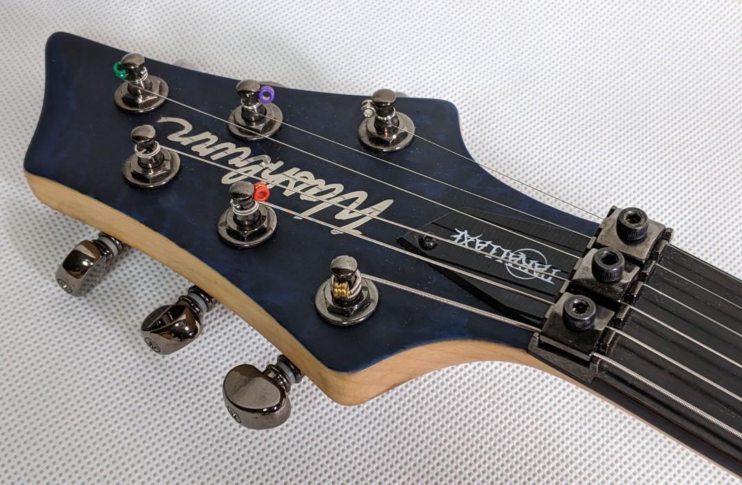 Washburn Parallaxe PXM10FRQTBLM Electric Guitar Stephens Extended ...