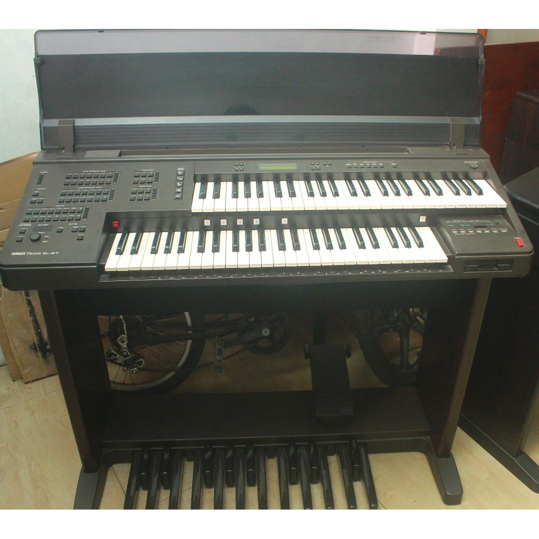 Yamaha Electone EL27 Organ 220v direct plug-in with bench, Hobbies ...