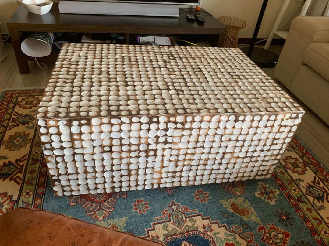 Balinese Coconut coffee table, Furniture & Home Living, Furniture ...