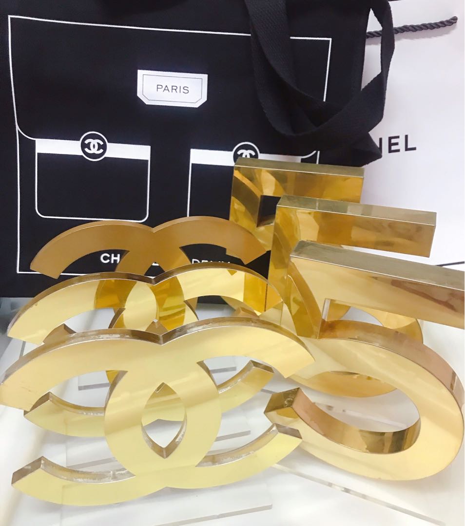 Chanel beauty counter decoration Display, Luxury, Accessories on Carousell
