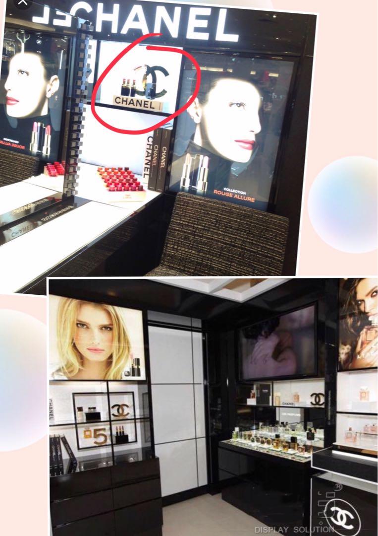 Chanel beauty counter decoration Display, Luxury, Accessories on Carousell