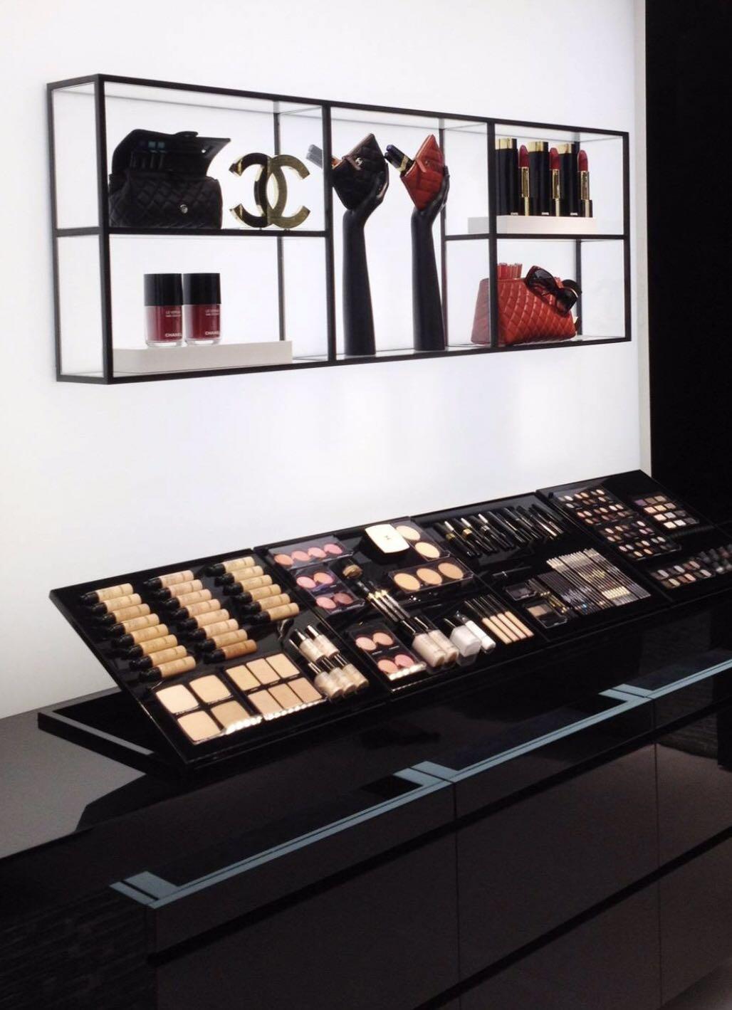 Chanel beauty counter decoration Display, Luxury, Accessories on Carousell