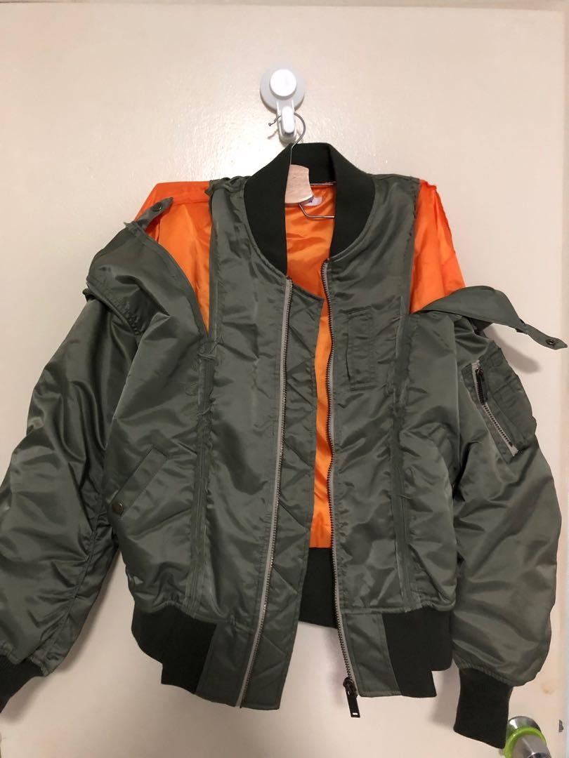 Christian Dada green bomber jacket, Men's Fashion, Coats, Jackets and ...