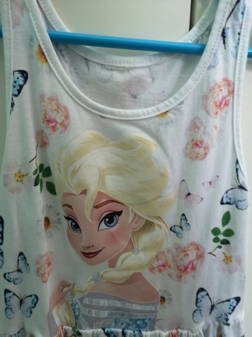 H&m Frozen cotton dress age 2 to 4, Babies & Kids, Babies & Kids Fashion on Carousell