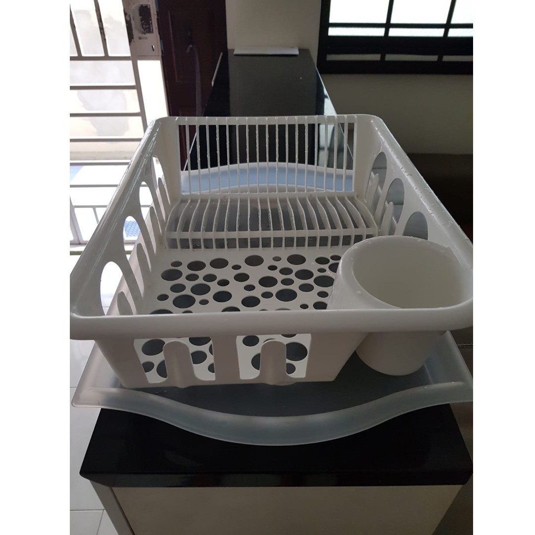 Ikea dish rack and tray, Furniture & Home Living, Kitchenware ...