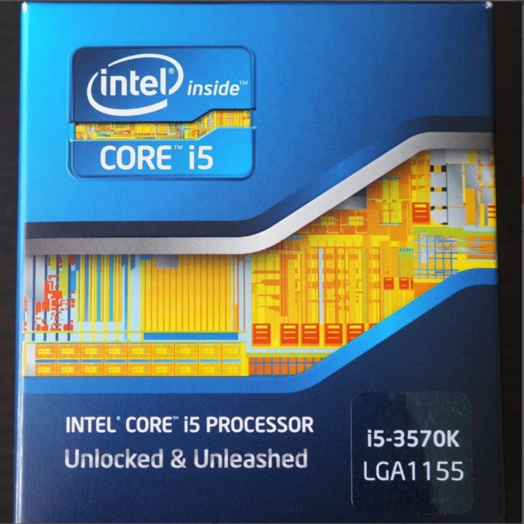Intel Ivy Bridge i5-3570K Unlocked Processor (LGA 1155 Socket), Computers & Tech, Parts ...