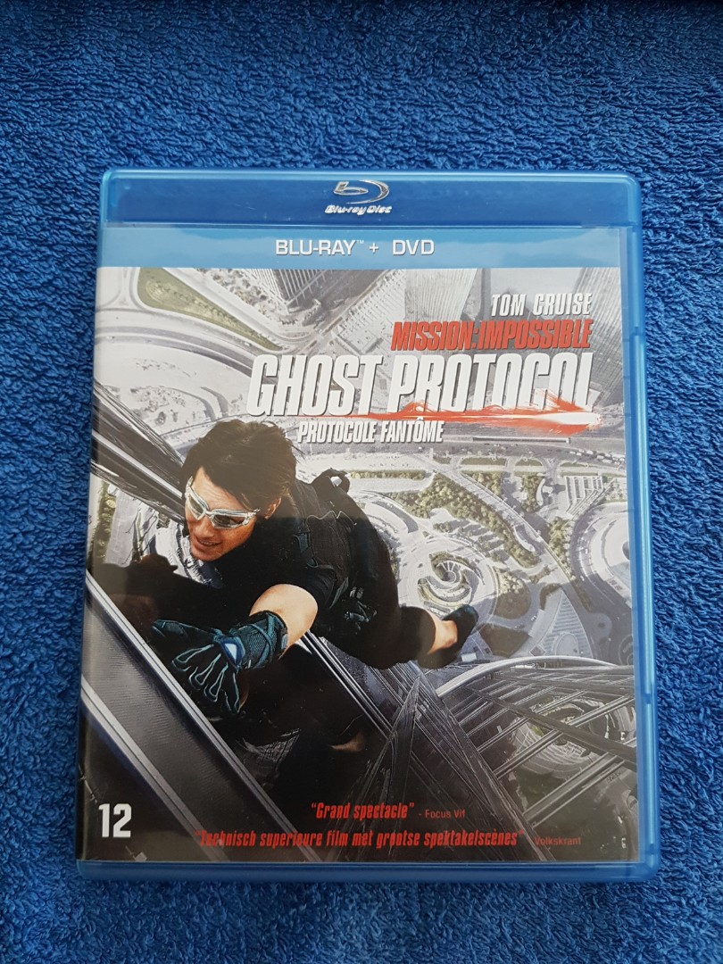 Mission Impossible Ghost Protocol Blu-Ray+DVD, Hobbies & Toys, Music ...