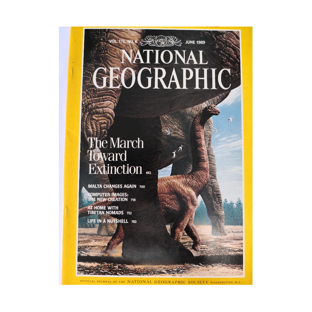 NATIONAL GEOGRAPHIC - Double supplement on dinosaurs and other vanished ...