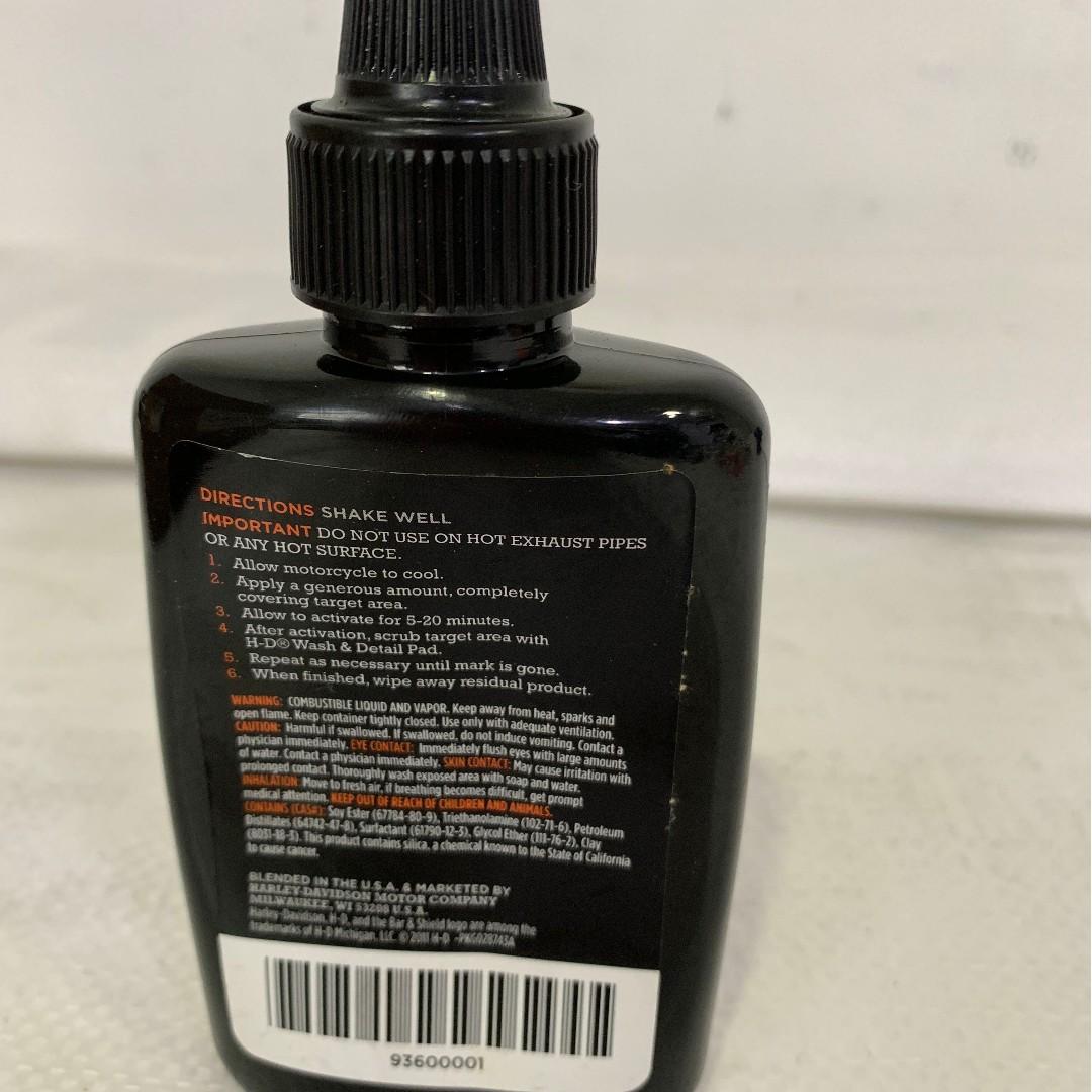 New Harley davids 93600001 Exhaust Boot Mark Remover 4 OZ 118mL Harley ...
