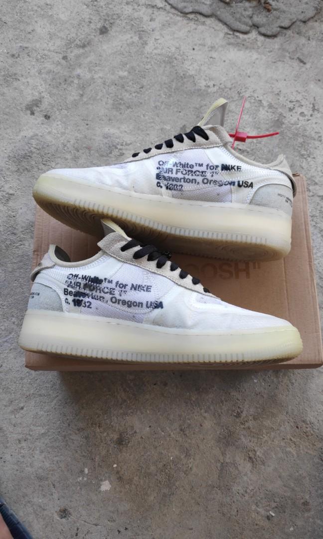 Nike Off white AF 1, Men's Fashion, Footwear, Sneakers on Carousell