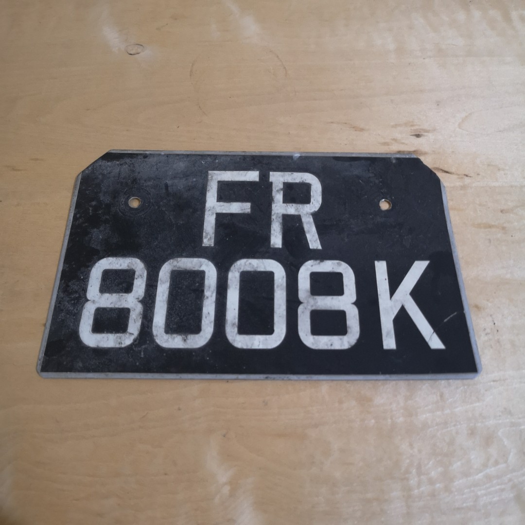 Number plate 8008, Motorcycles, Motorcycle Accessories on Carousell