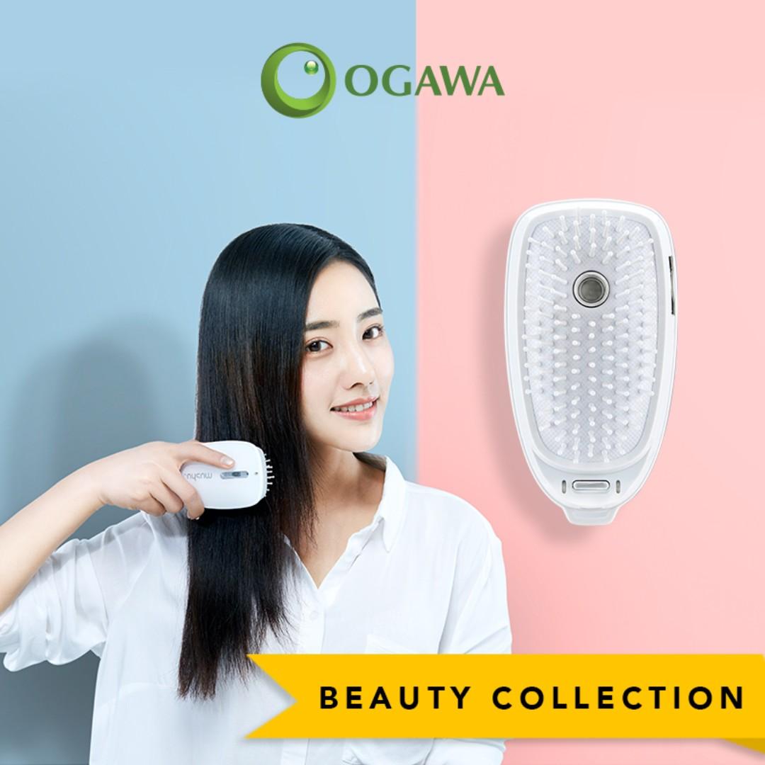 Ogawa x Mushu Spray Massage Comb, Beauty & Personal Care, Hair on Carousell