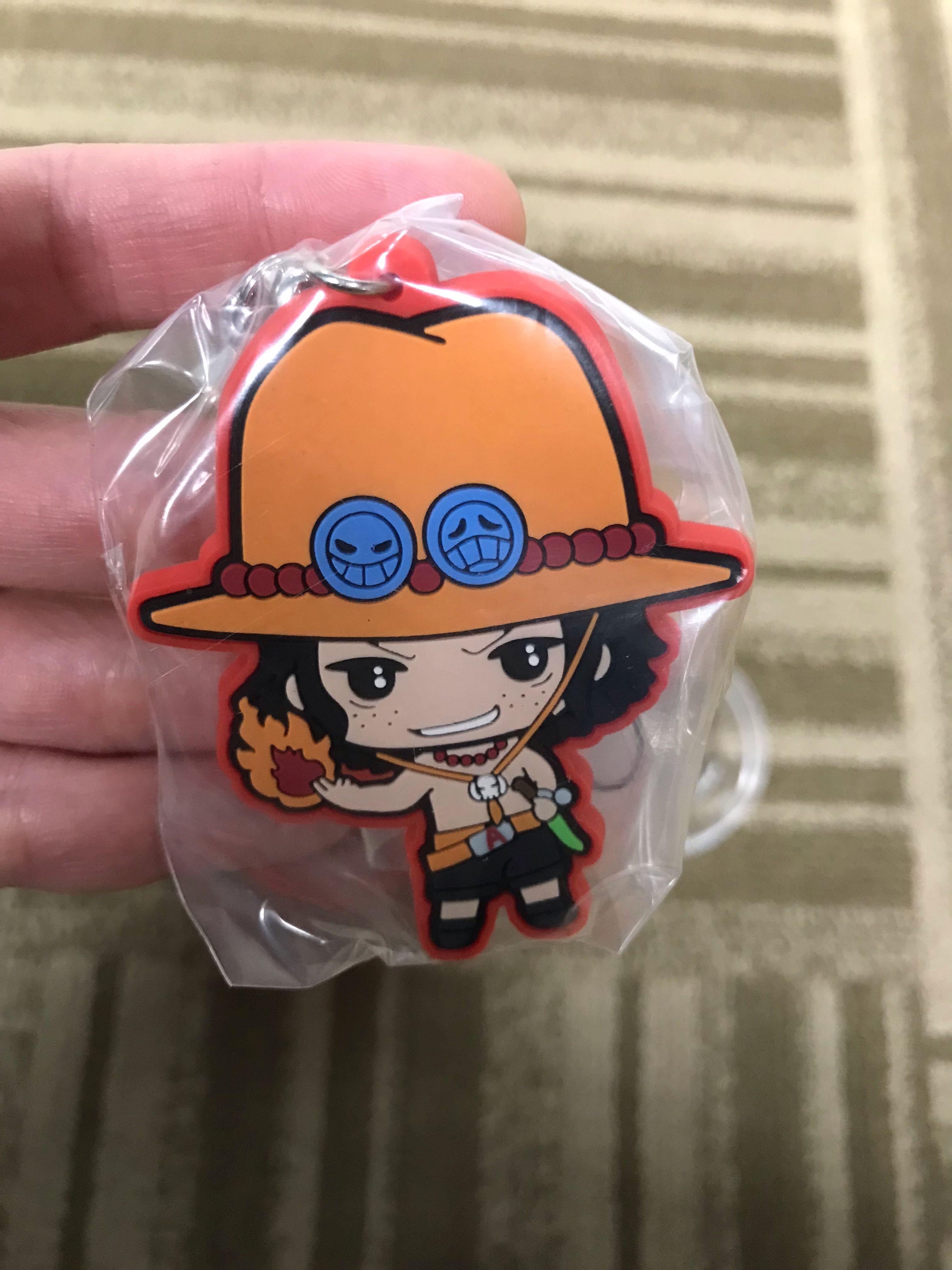 ONE PIECE - PORTGAS D. ACE (keychain), Hobbies & Toys, Toys & Games on ...