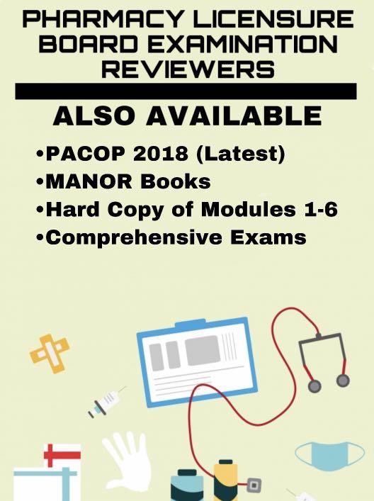 PHARMACY BOARD EXAM REVIEWER, Hobbies & Toys, Books & Magazines ...