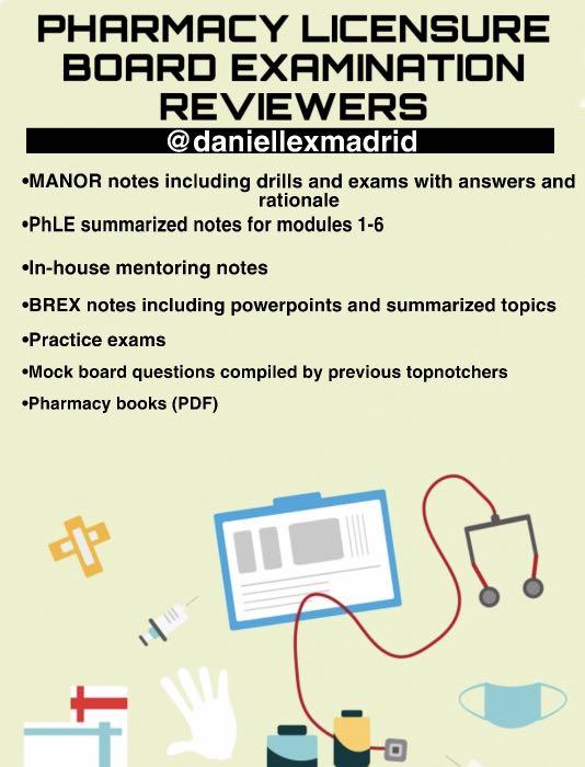 PHARMACY BOARD EXAM REVIEWER, Hobbies & Toys, Books & Magazines ...