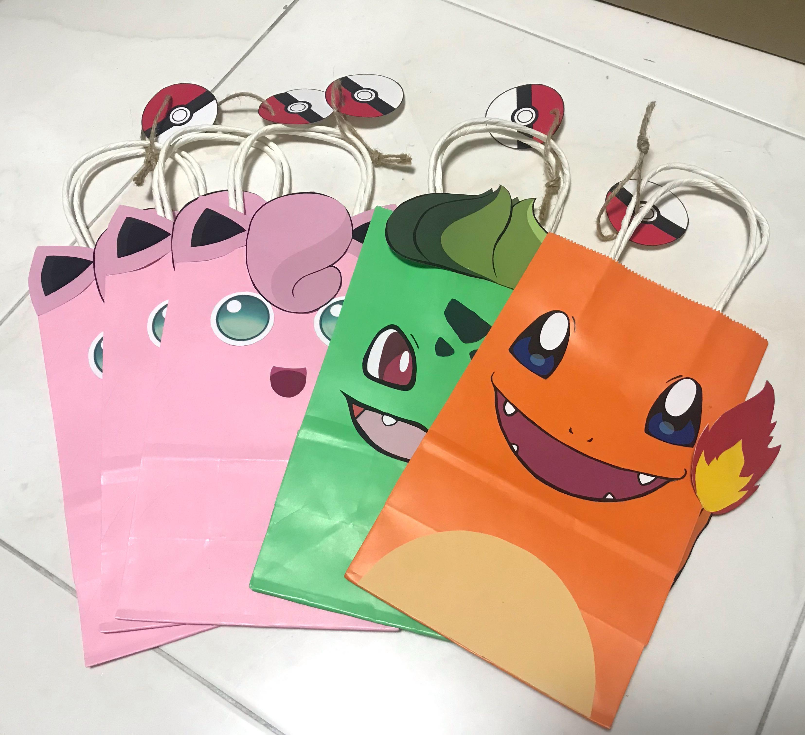 Pokemon Paper Bag, Everything Else on Carousell