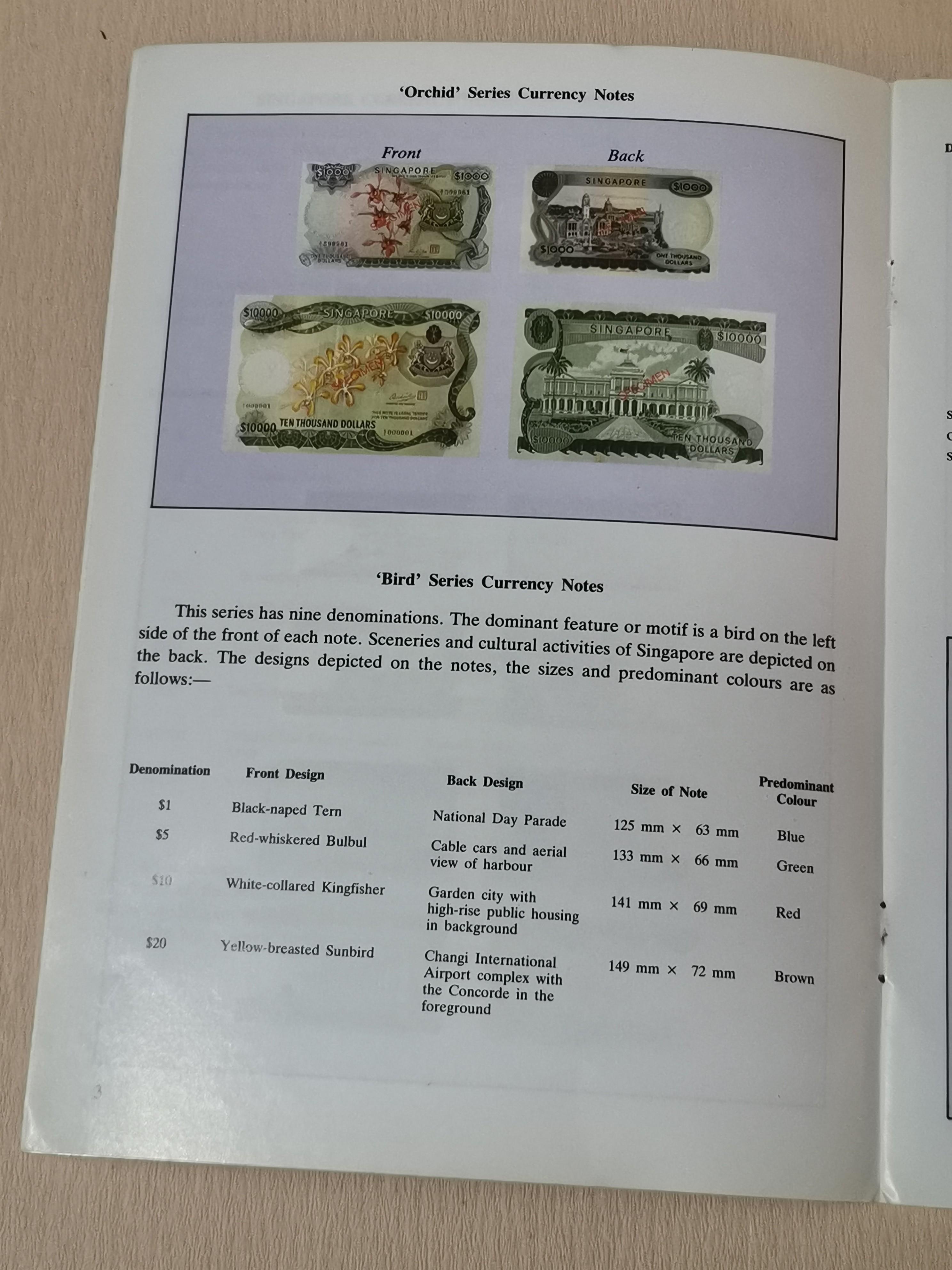 Singapore Currency Notes and Circulation Coins Issued Since 1967 ...