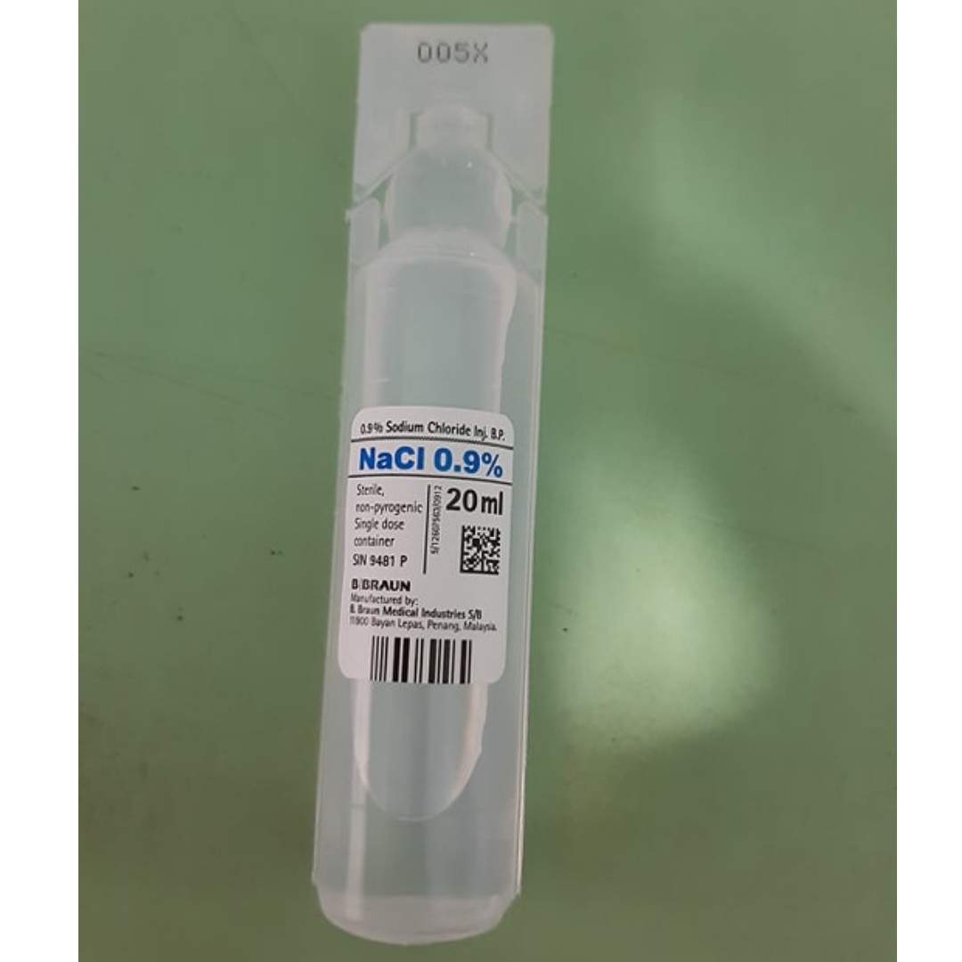 Sodium Chloride 20ml, Health & Nutrition, Medical Supplies & Tools on ...