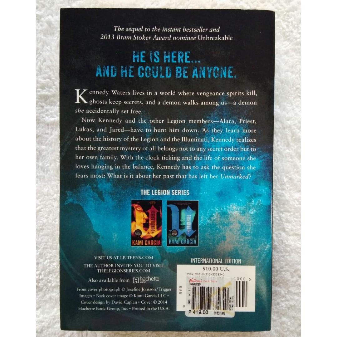 UNMARKED (THE LEGION BOOK 2), Hobbies & Toys, Books & Magazines ...