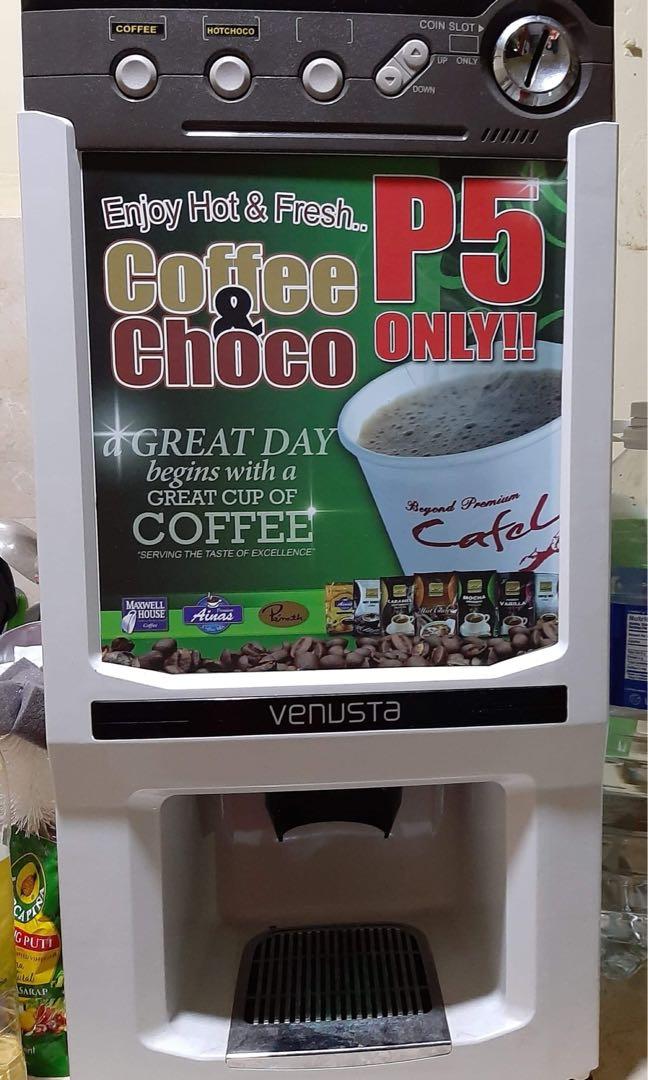 Venusta coffee vending machine, TV & Home Appliances, Kitchen ...