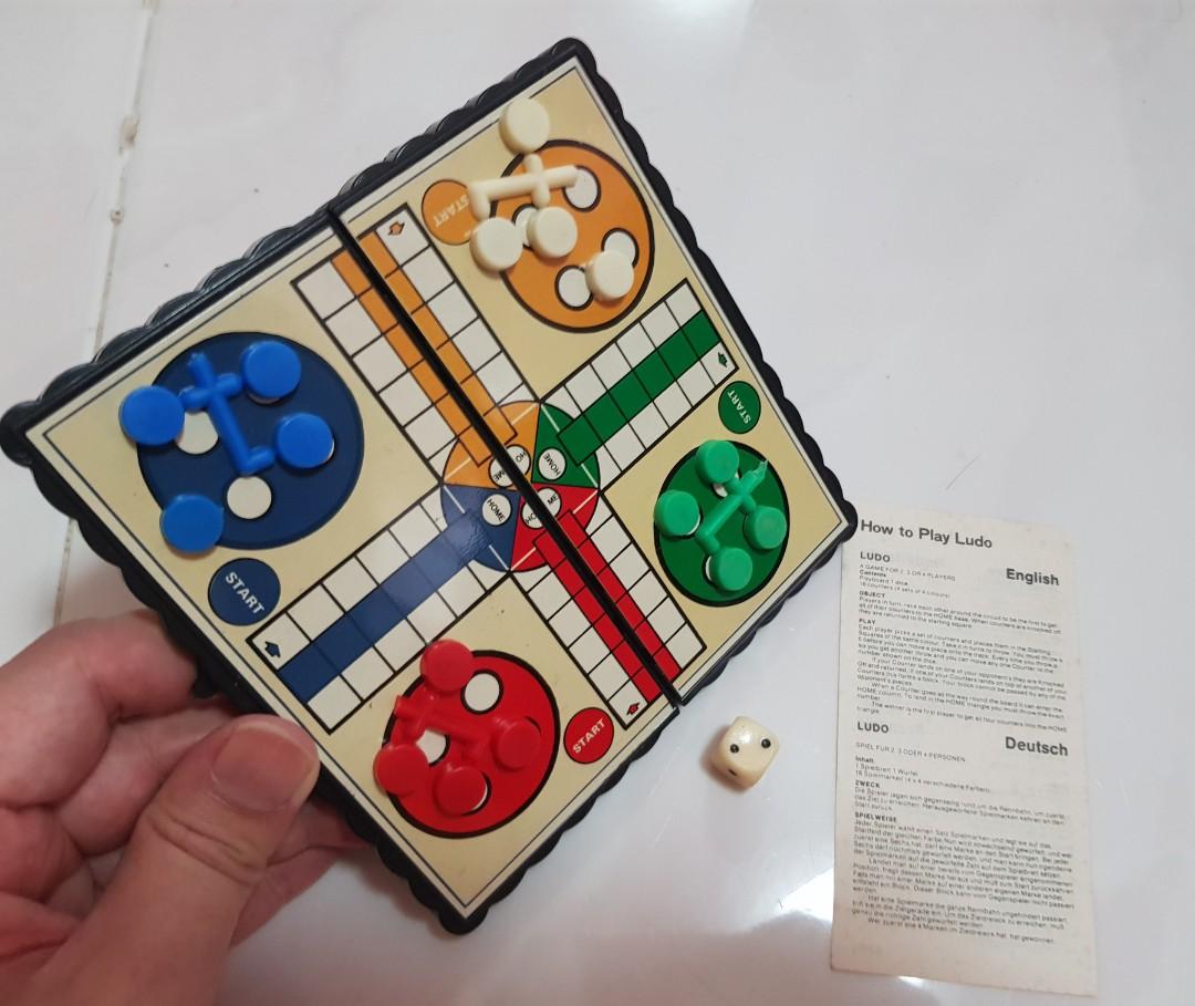 Vintage Pocket Sized Magnetic Ludo Aeroplane Game Toy, Hobbies & Toys ...