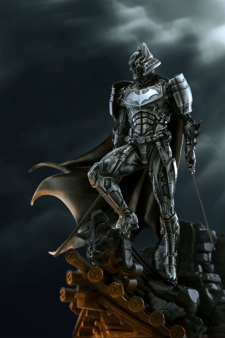 XM STUDIO & ROYAL SELANGOR 1/6 SCALE BATMAN SAMURAI PEWTER, Hobbies ...