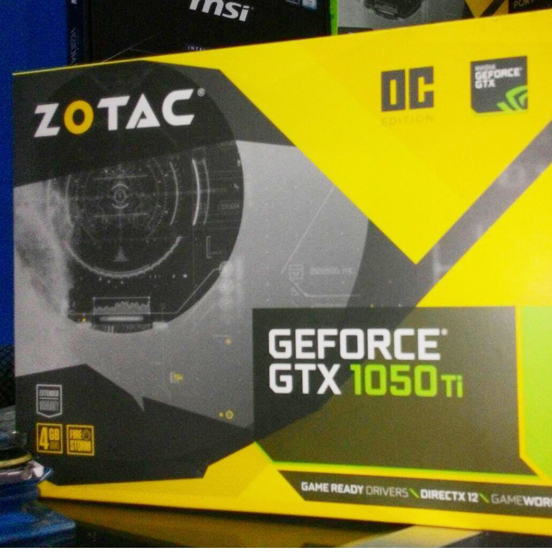 ZOTAC GeForce GTX 1050 Ti OC Edition 4GB GDDR5 Super Compact Gaming ...