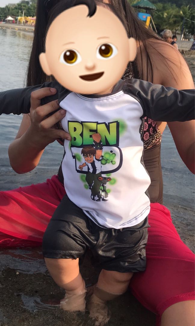 Ben 10 Baby Rashguard Swimsuit, Babies & Kids, Babies & Kids Fashion on ...