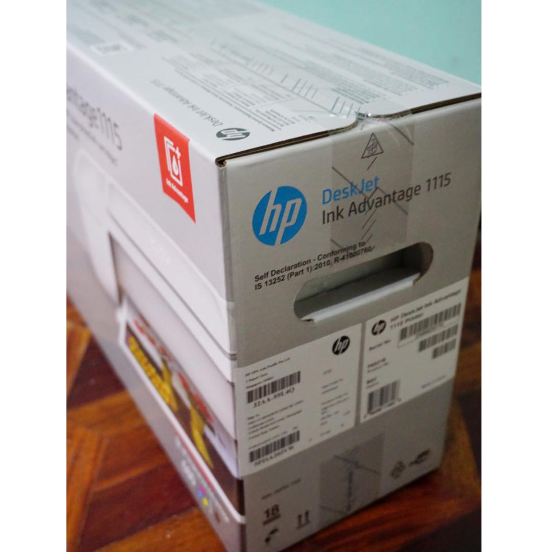 Brand New HP DeskJet Ink Advantage 1115, Computers & Tech, Printers ...
