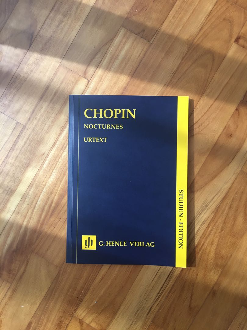 Chopin Nocturnes ( Henle Verlag Urtext ), Hobbies & Toys, Music & Media ...