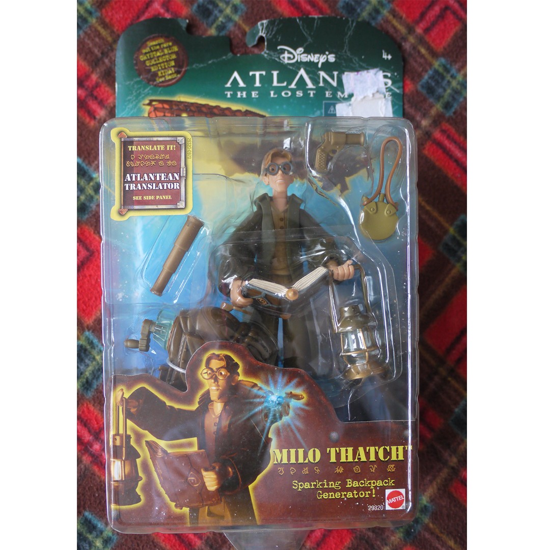 DISNEY ATLANTIS THE LOST EMPIRE MILO THATCH Action Figure, Hobbies ...