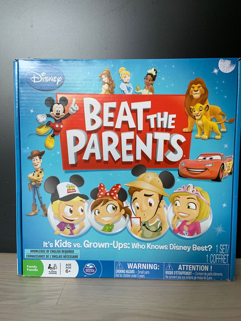Disney Beat the Parents board game, Hobbies & Toys, Toys & Games on ...