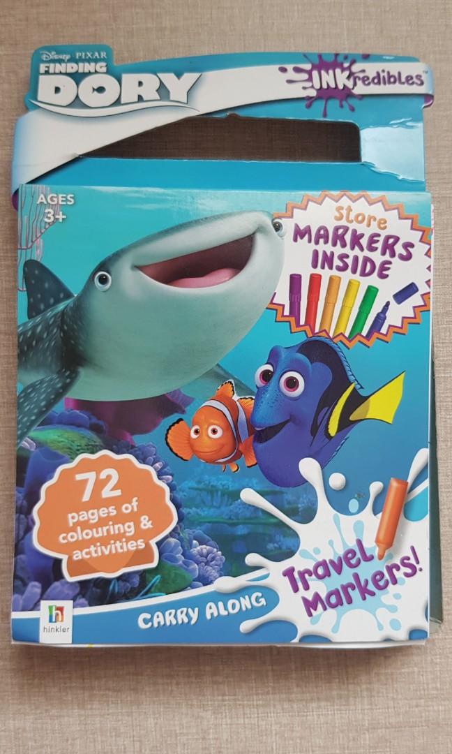 Toys: Disney Inkdredibles Finding Dory carry along travel activity ...