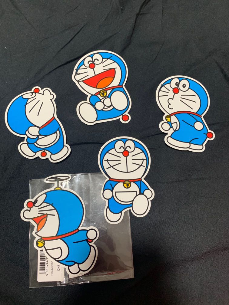 Doraemon Luggage Sticker Set Of 5, Hobbies & Toys, Stationery & Craft ...