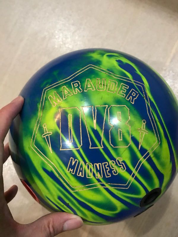 DV8 Marauder madness bowling ball 12 lbs, Sports Equipment, Sports ...