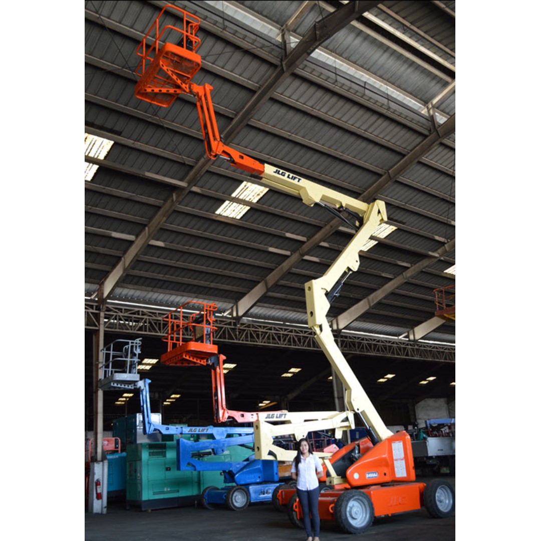 Electric Articulated Self Propelled Manlift Boom Lift, Commercial ...